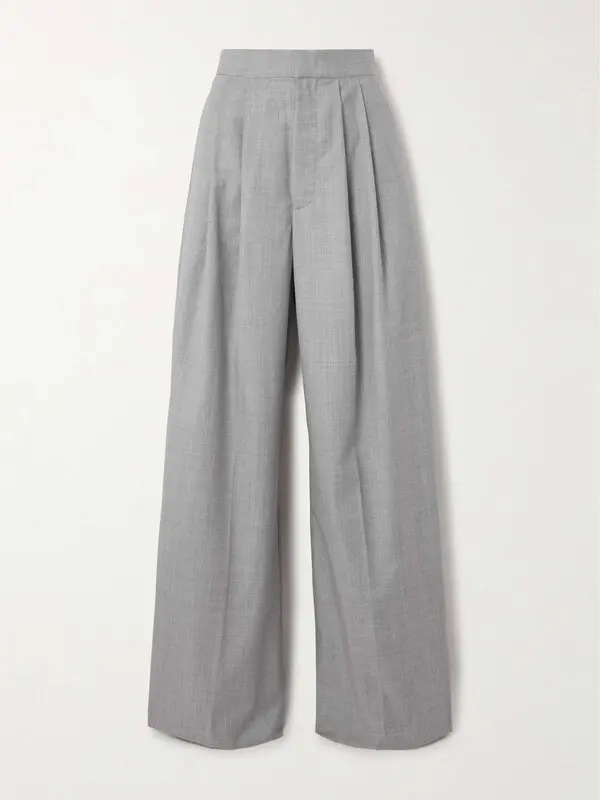 Sasuphi Lauren Pleated Wide-leg Pants