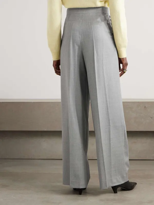 Sasuphi Lauren Pleated Wide-leg Pants