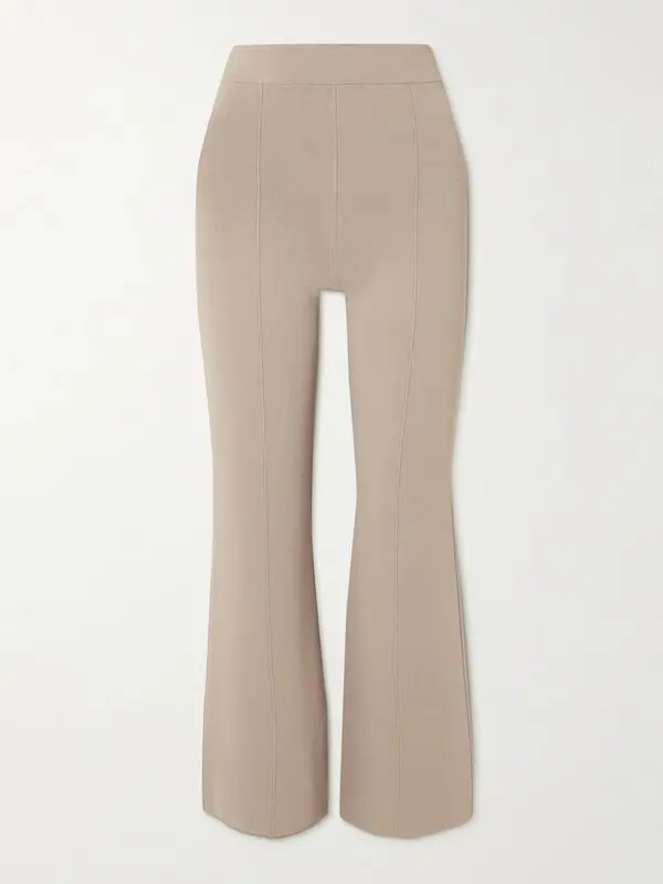 JOSEPH Milano Stretch-knit Flared Trousers
