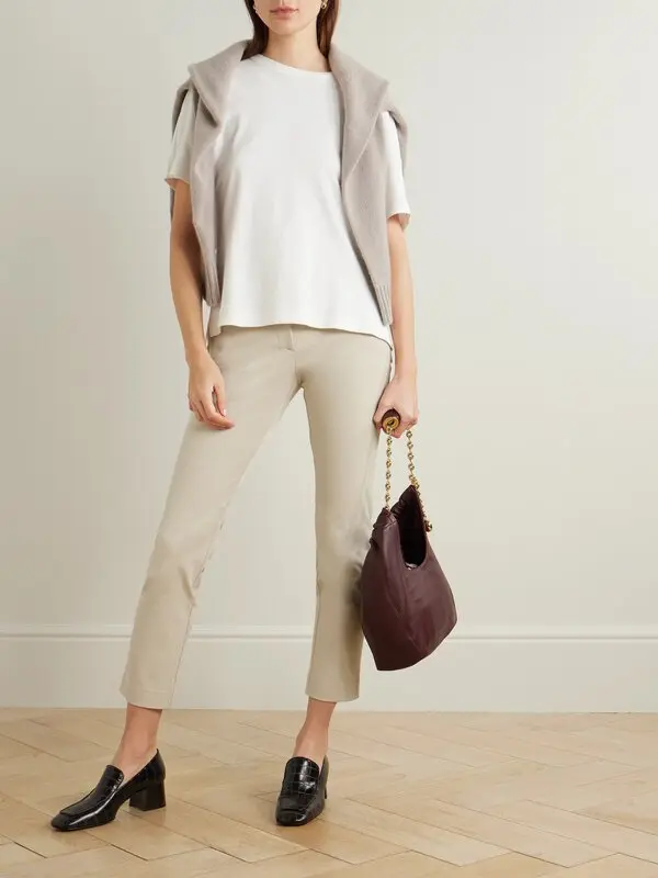 JOSEPH Eliston Gabardine Tapered Pants