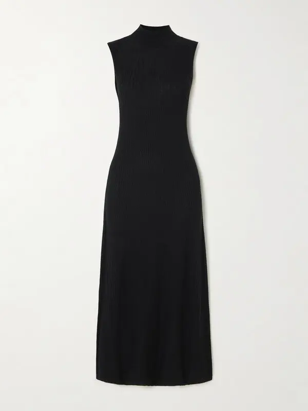 JOSEPH Wool And Silk-blend Maxi Dress