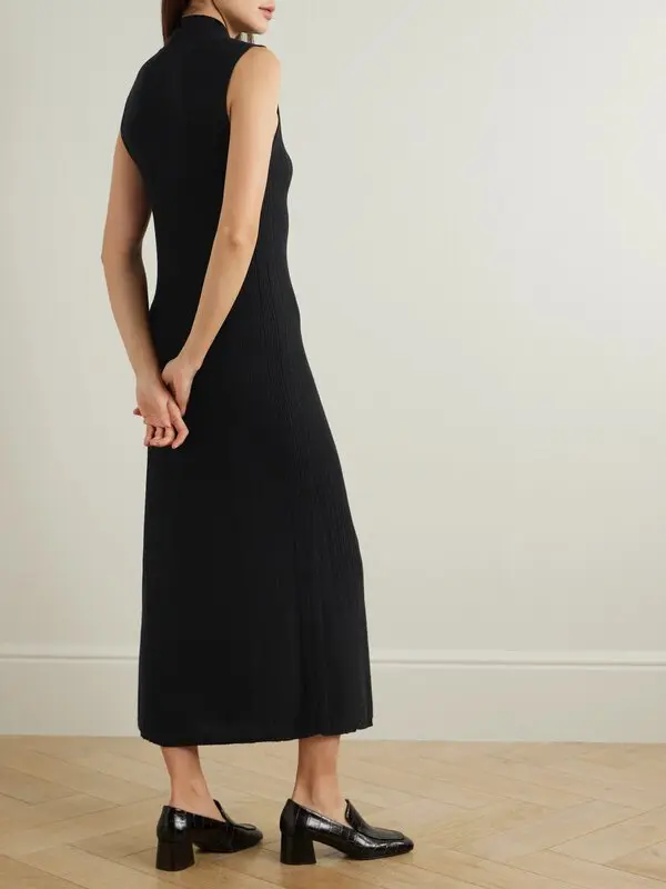 JOSEPH Wool And Silk-blend Maxi Dress