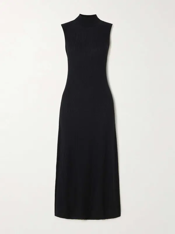 JOSEPH Wool And Silk-blend Maxi Dress