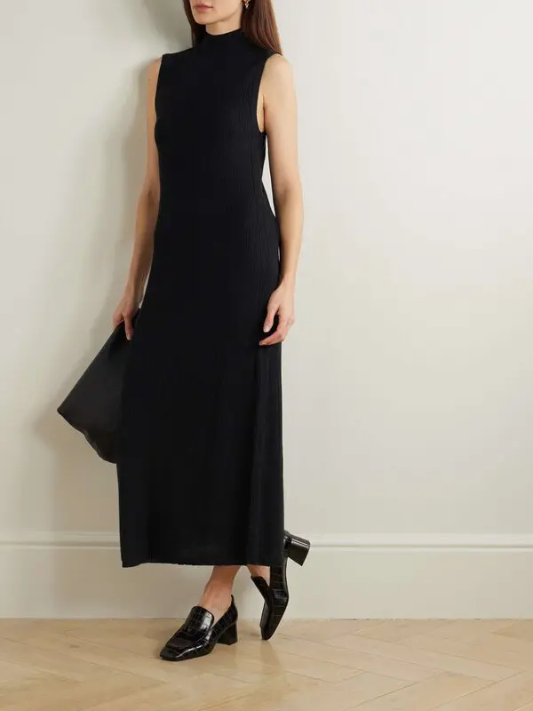 JOSEPH Wool And Silk-blend Maxi Dress