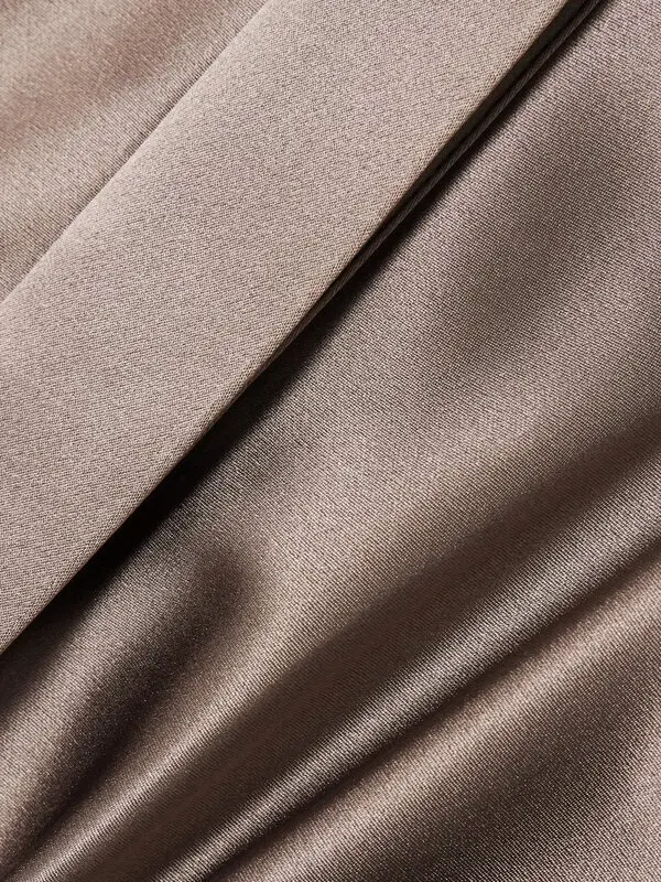 JOSEPH Brunel Silk-satin Shirt - Brown
