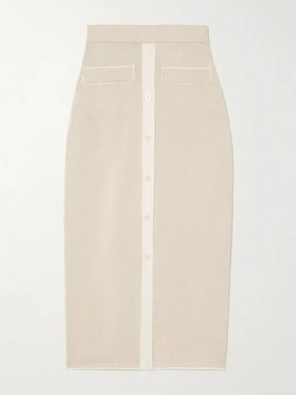 JOSEPH Cotton Midi Skirt