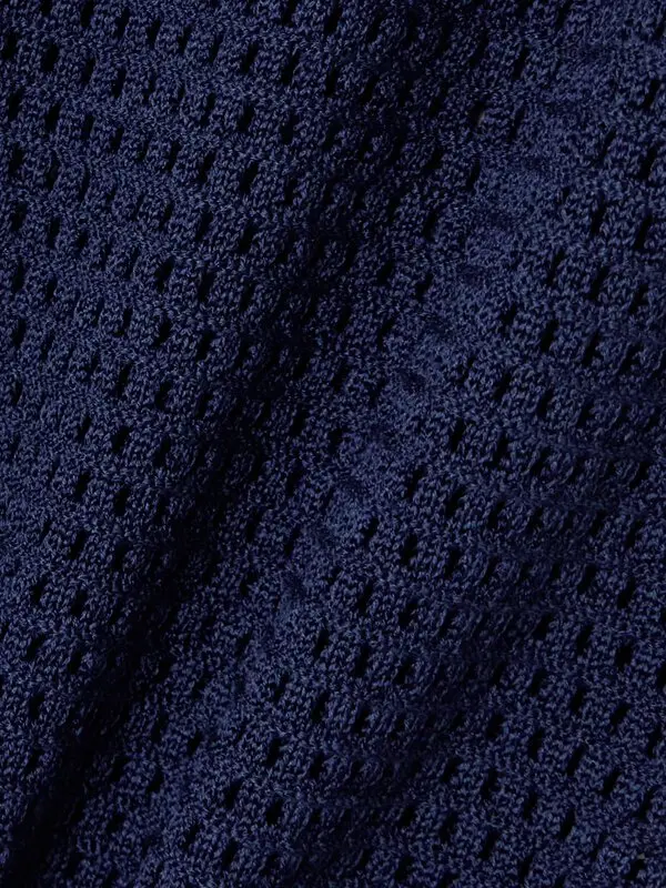 ERES Bayadere Goeland Open-knit Cotton-blend Wide-leg Pants