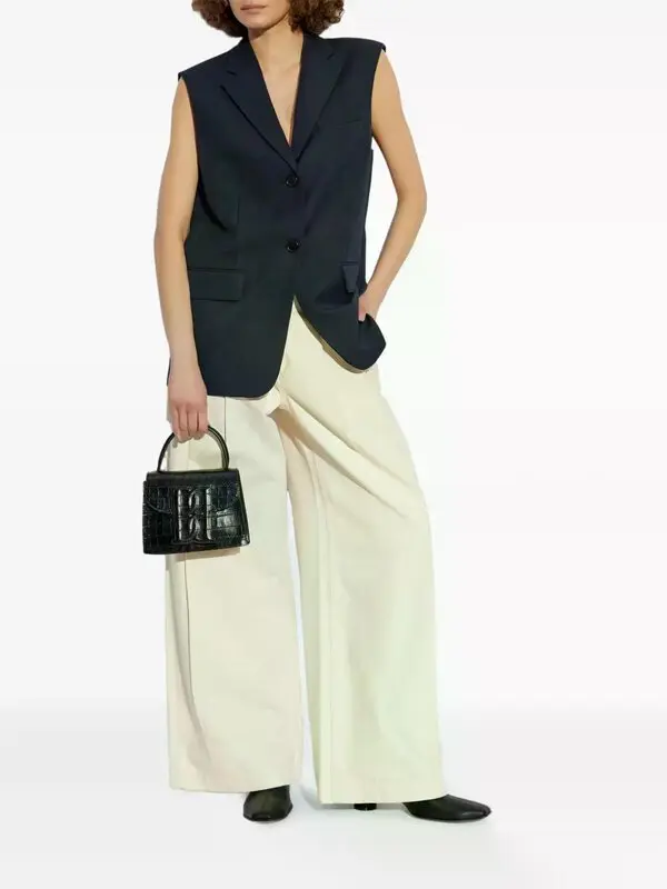 Theory Pleated Palazzo Trousers