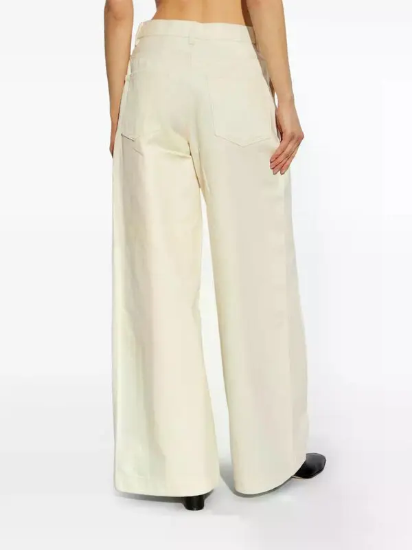 Theory Pleated Palazzo Trousers