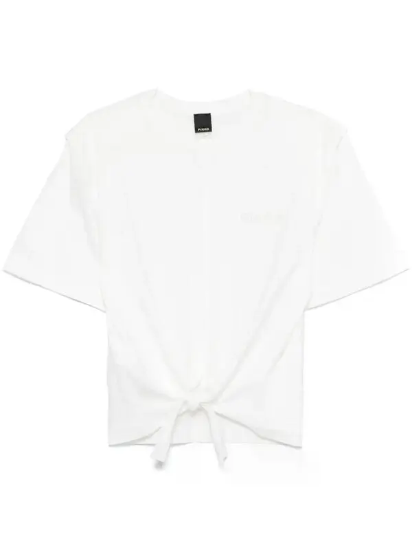 Pinko Tied T-shirt - White