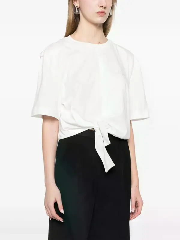 Pinko Tied T-shirt - White