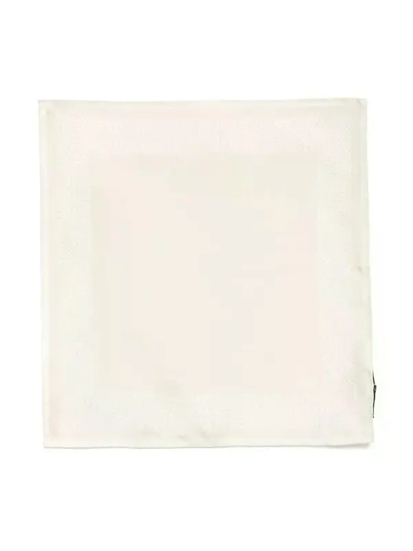 TOM FORD Silk Pocket Square - Neutrals