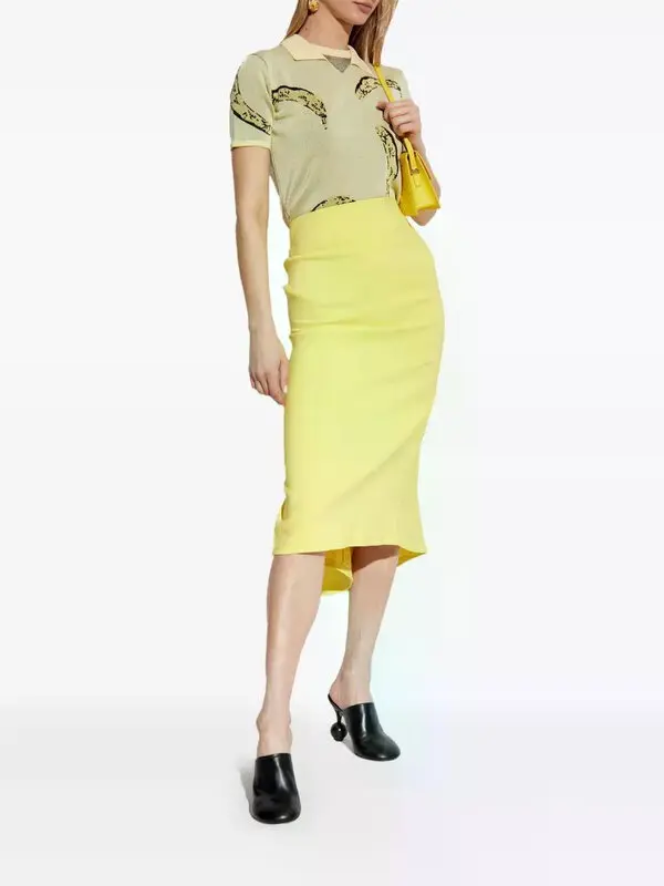 Jacquemus Draped Straight Skirt