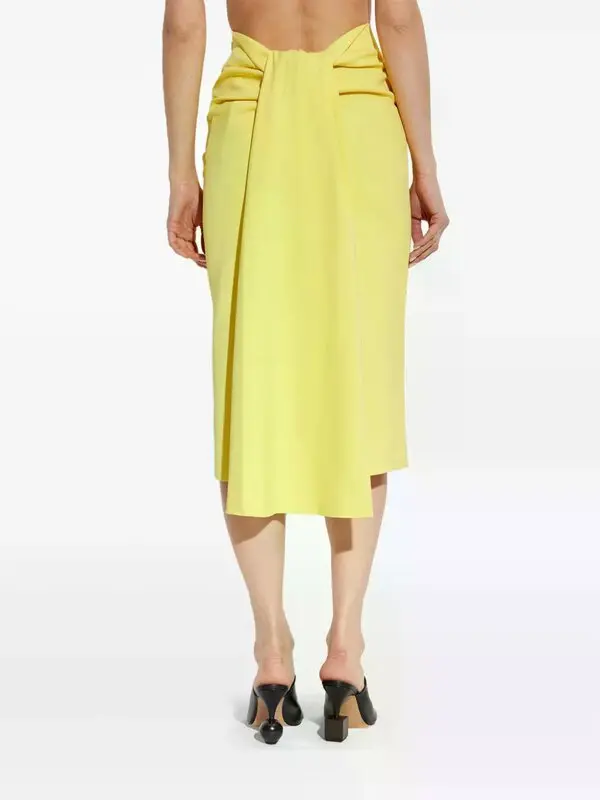 Jacquemus Draped Straight Skirt
