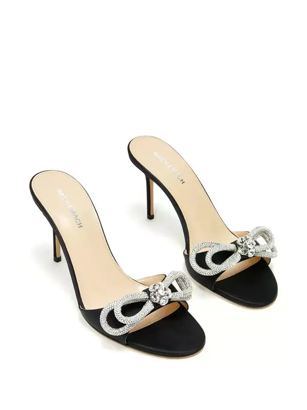 Mach & Mach 85mm Double Bow Sandals