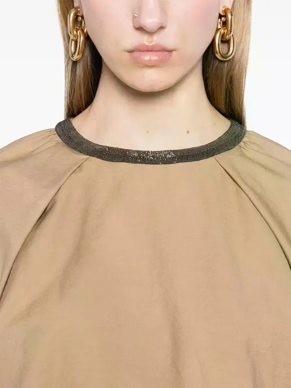 Brunello Cucinelli Monili Chain-detail Blouse