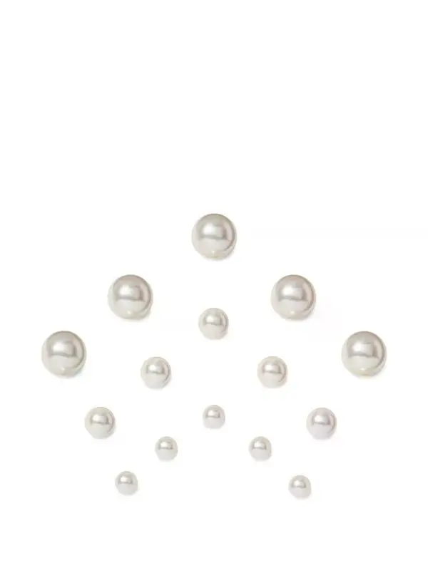 JENNIFER BEHR Paige Hair Magnets - White