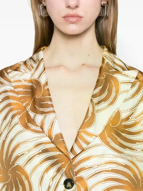 Alberto Biani Graphic-print Blazer - Neutrals