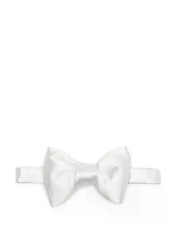 TOM FORD Satin Bow Tie - White