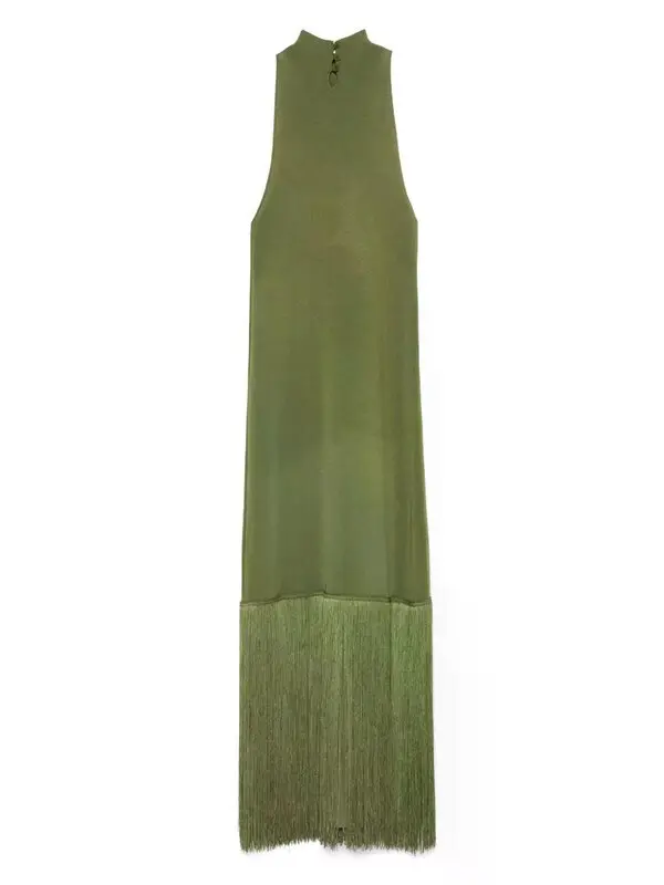 altuzarra green dress Emerald Green Sequin Mini Wrap Dress – Luz De Ibiza main image 0