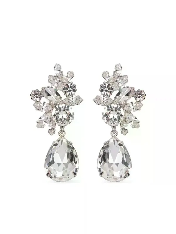 JENNIFER BEHR Lynlee Drop Earrings - Silver