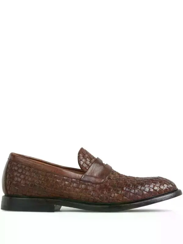 GREEN GEORGE Interwoven Loafers