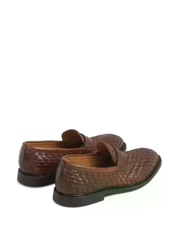 GREEN GEORGE Interwoven Loafers