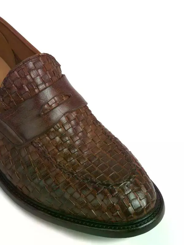 GREEN GEORGE Interwoven Loafers