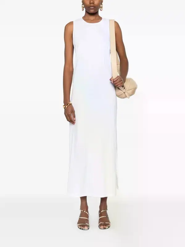 Loulou De Saison Rayna Midi Dress - White