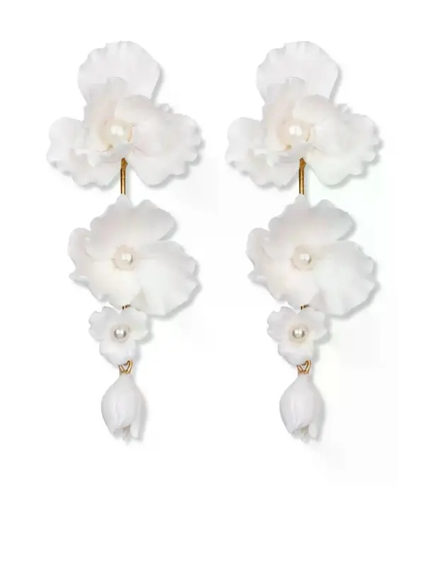 JENNIFER BEHR Mariam Earrings - White
