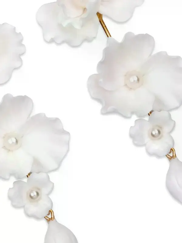 JENNIFER BEHR Mariam Earrings - White