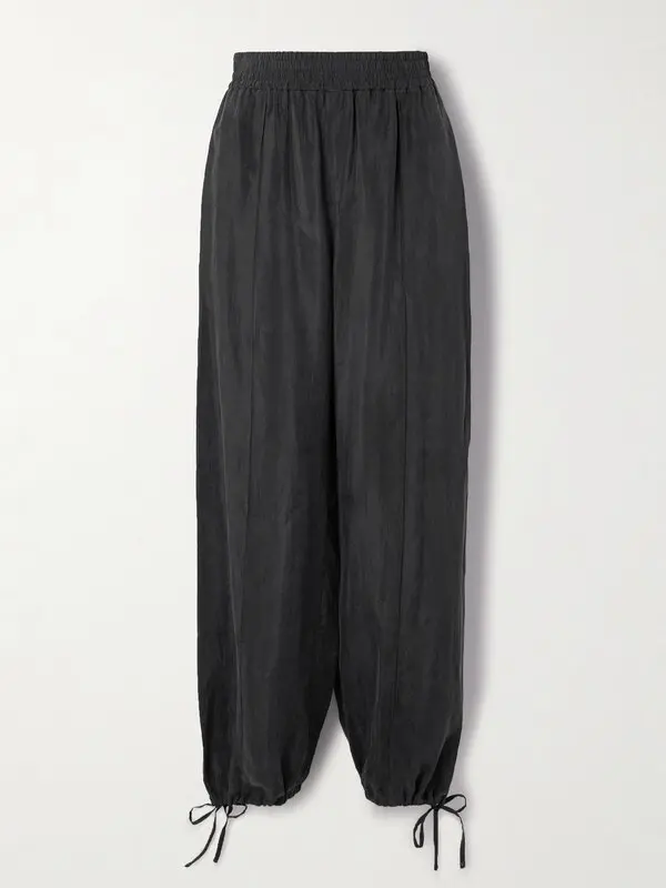 Another Tomorrow Tencel™ Lyocell Tapered Track Pants
