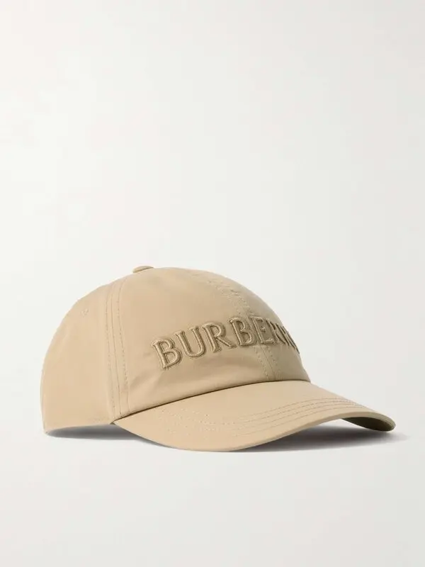 Burberry Embroidered Cotton-twill Baseball Cap