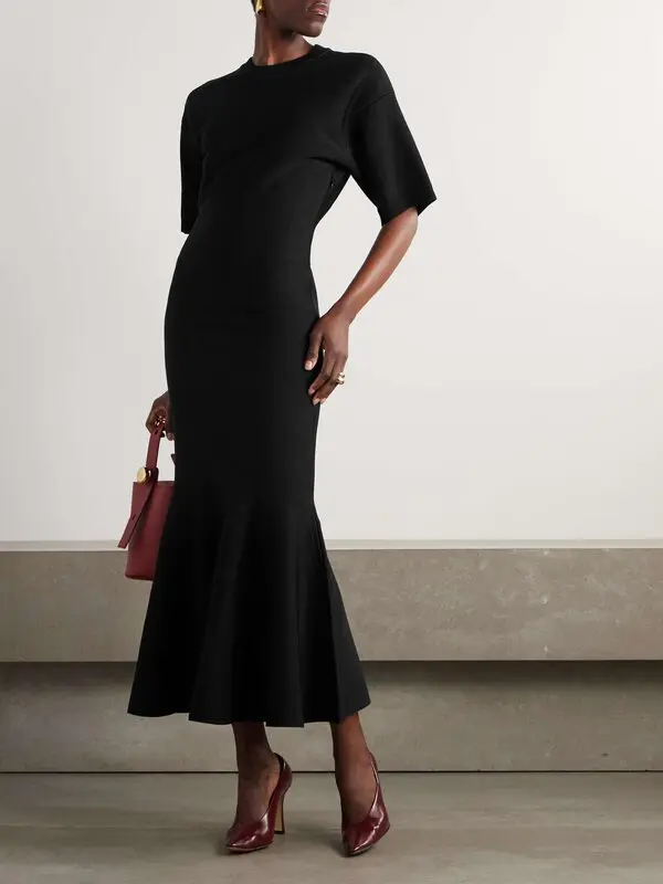AMI Paris Knitted Midi Dress