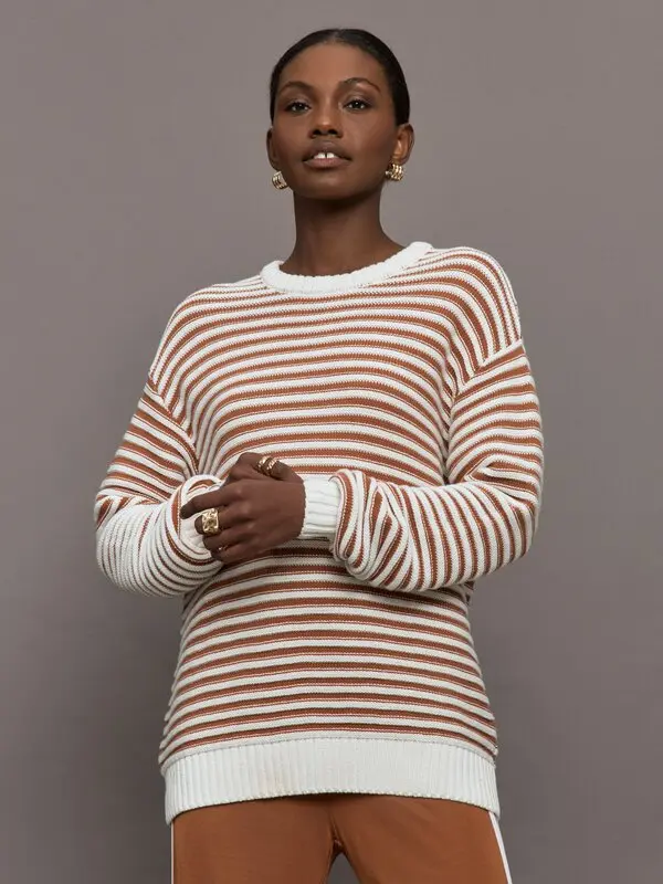 The Upside Boo Knit Jumper - Stripe