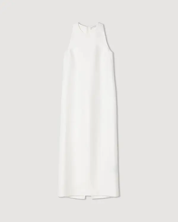 Veronica De Piante Helene Dress In Washed Mikado Silk