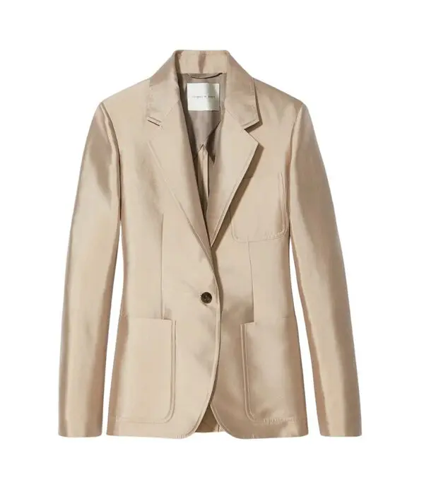 Veronica De Piante Faye Jacket In Mikado Silk