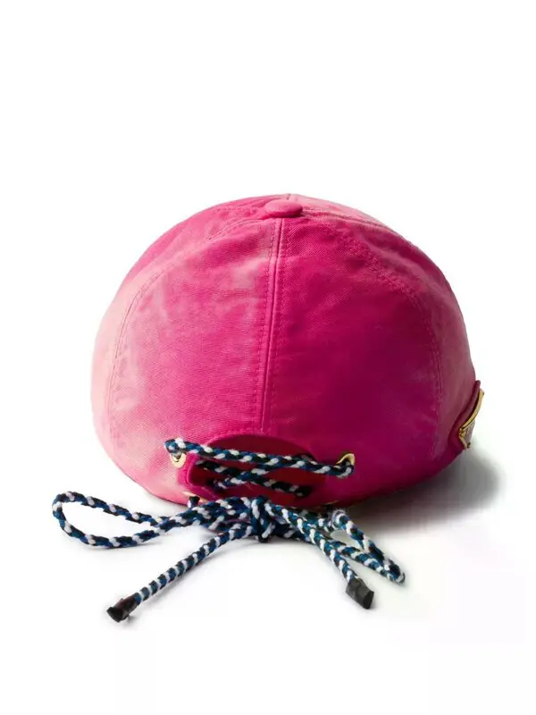 Prada Cotton Baseball Cap - Pink