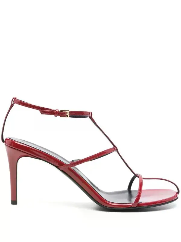 Khaite 75mm Cage Sandals - Red
