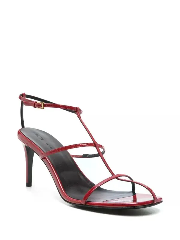 Khaite 75mm Cage Sandals - Red