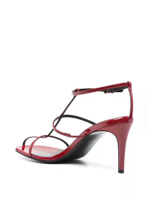 Khaite 75mm Cage Sandals - Red