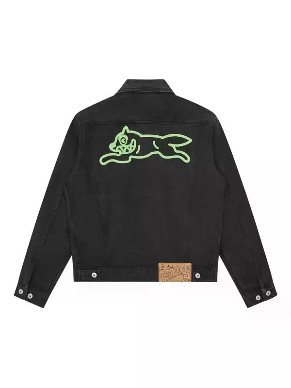 ICECREAM Logo Print Denim Jacket