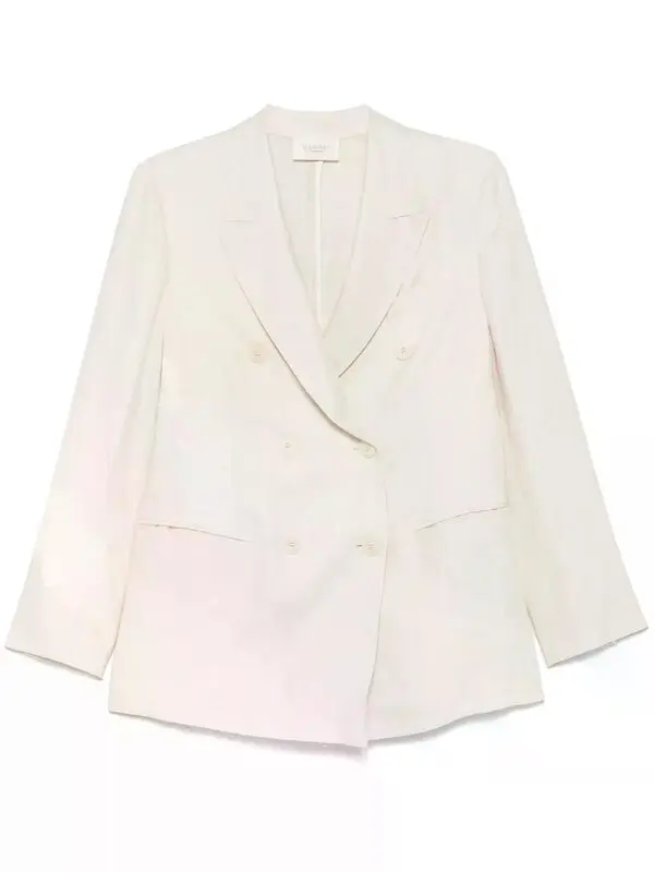 Incotex Linen Double-breasted Blazer
