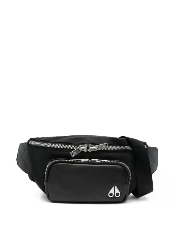 Moose Knuckles Logo Belt Bag - Black