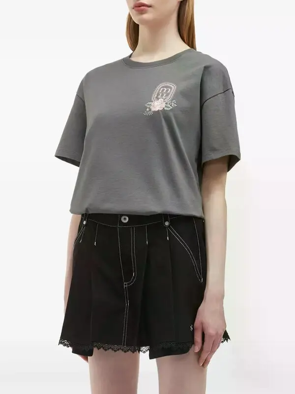 MUSIUM DIV. Logo-print T-shirt - Grey