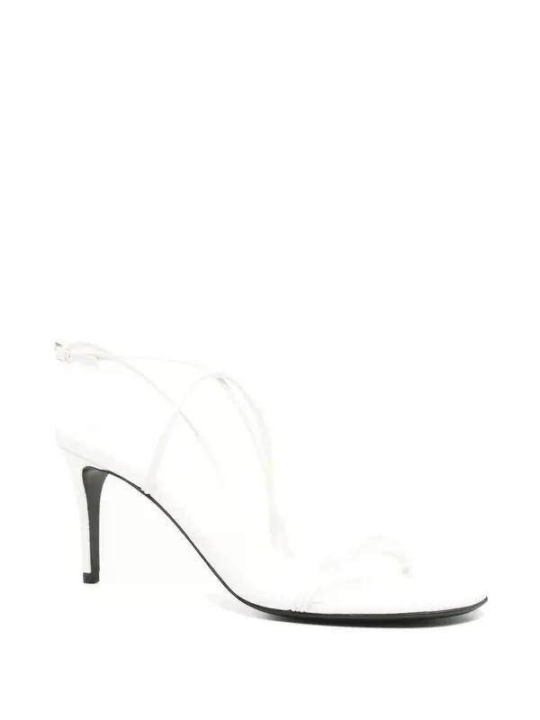 Khaite 75mm Loop Sandals - White