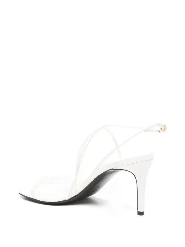 Khaite 75mm Loop Sandals - White