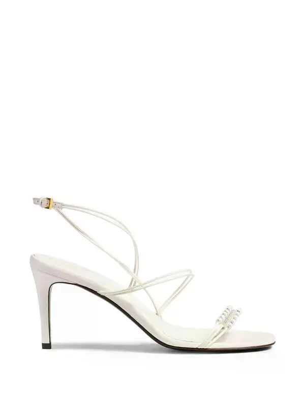 Khaite 75mm Loop Sandals - White