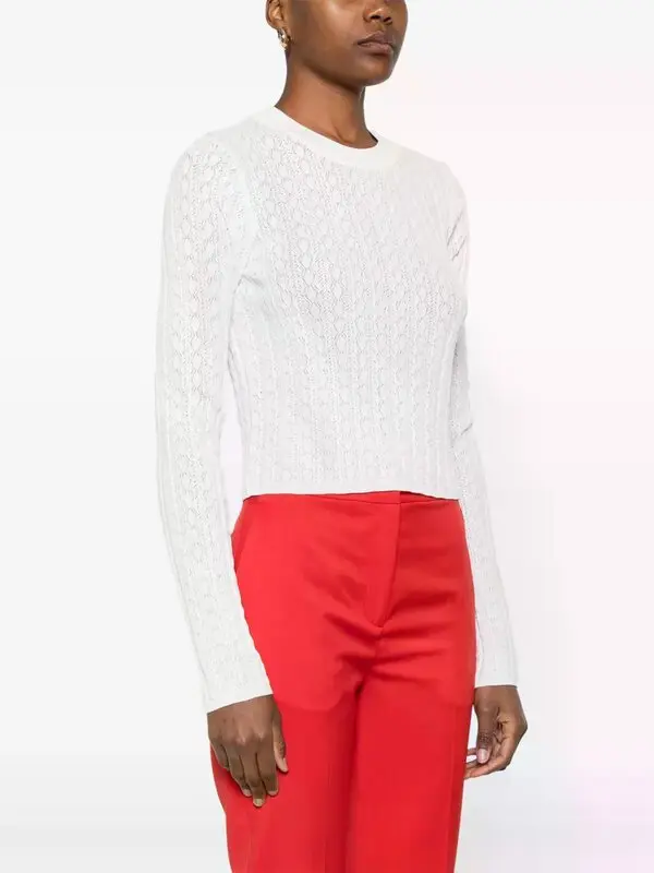 Loulou De Saison Tinos Sweater - White