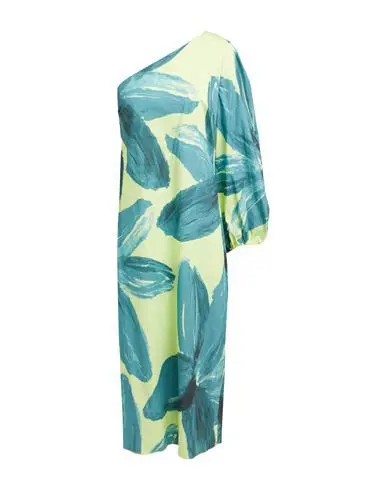 Liviana Conti Midi One-shoulder Dress - Green